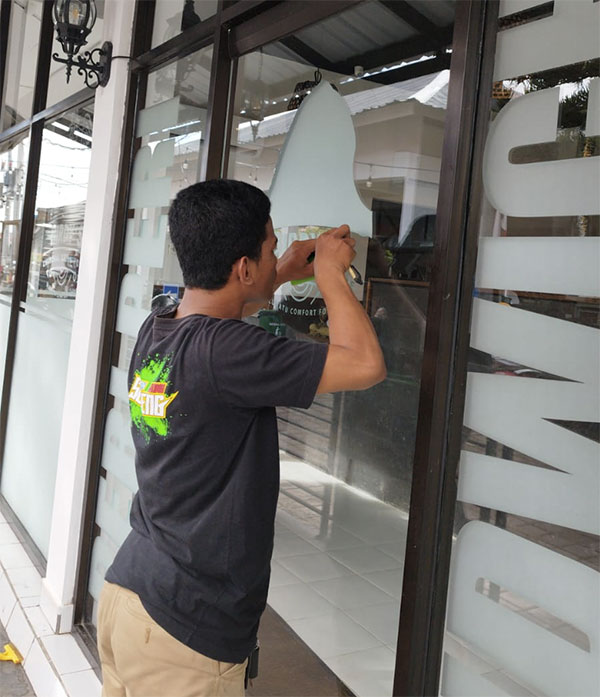 Dafodil Advertising STICKER SANDBLAST BALI – JASA STICKER SANBLAST BALI