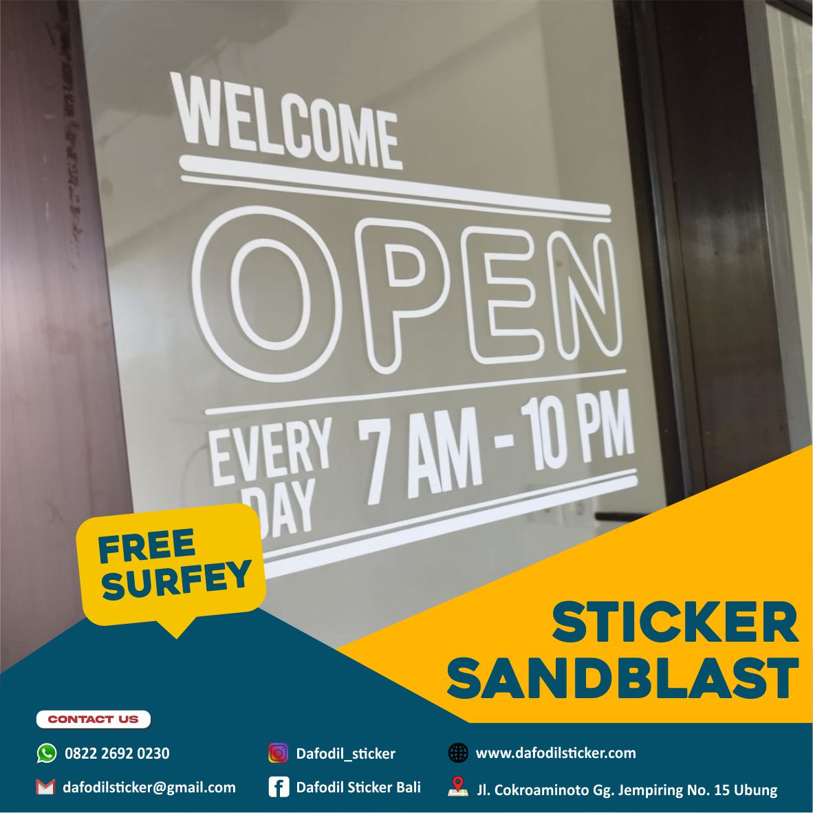 Dafodil Advertising Dafodil Advertising – STICKER CUTTING DENPASAR